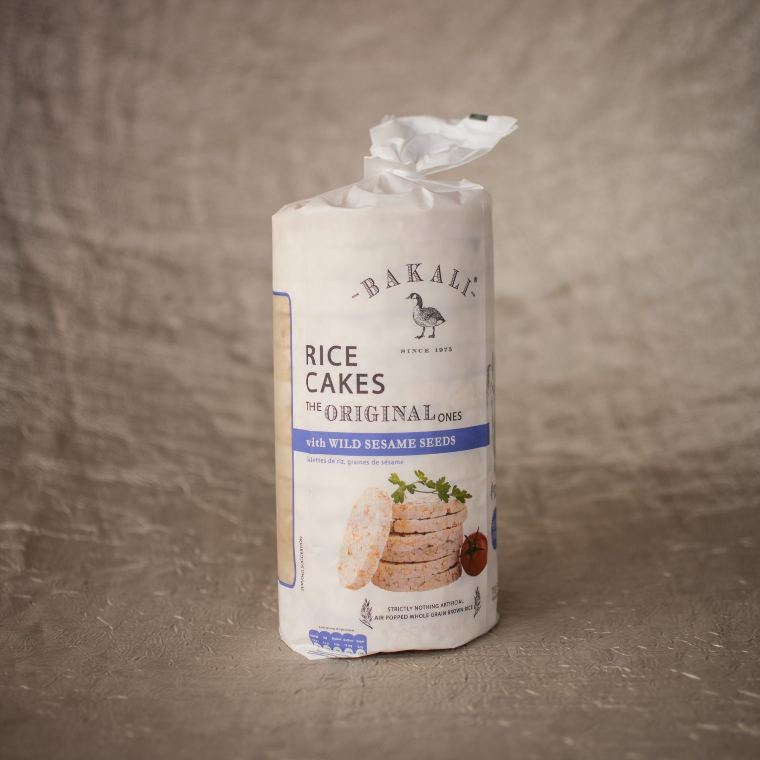 Bakali Rice Cakes with Wild Sesame & Sea Salt, 115g - Ecolodgy ...